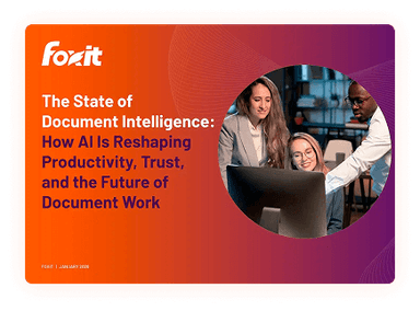 State of Document Intelligence Report: AI, Productivity & Workflows | Foxit