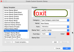 Creating Custom Dynamic Stamps Using Foxit PDF Editor for Mac