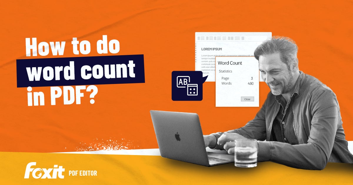 How to do word count in PDF? | Foxit Software