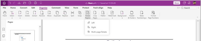 How to Rotate a PDF File | Foxit