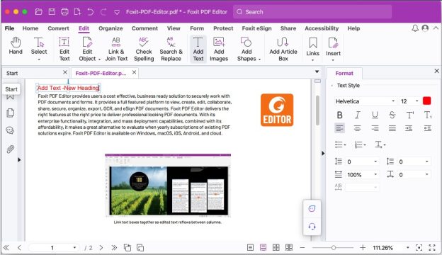 How to Edit a PDF document on Windows and Mac | Foxit