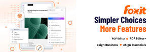 Simpler selections. More features. A better experience. | Foxit