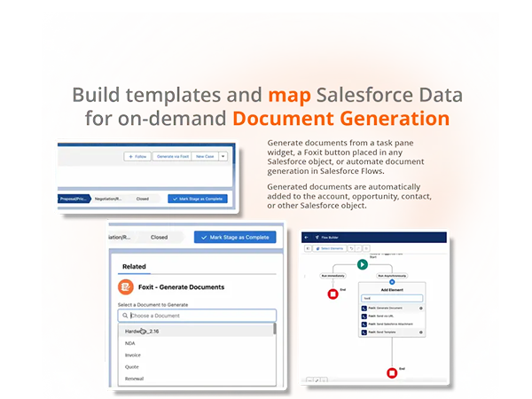 Foxit Esign For Salesforce® Create Send And Esign Within Salesforce®